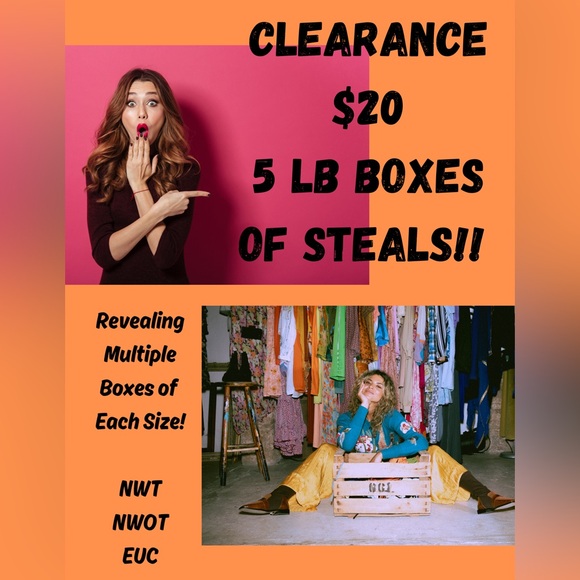 Other | Huge Clearance Sale 2 5lb Boxes Full Of Nwt Nwot Euc My Best ...